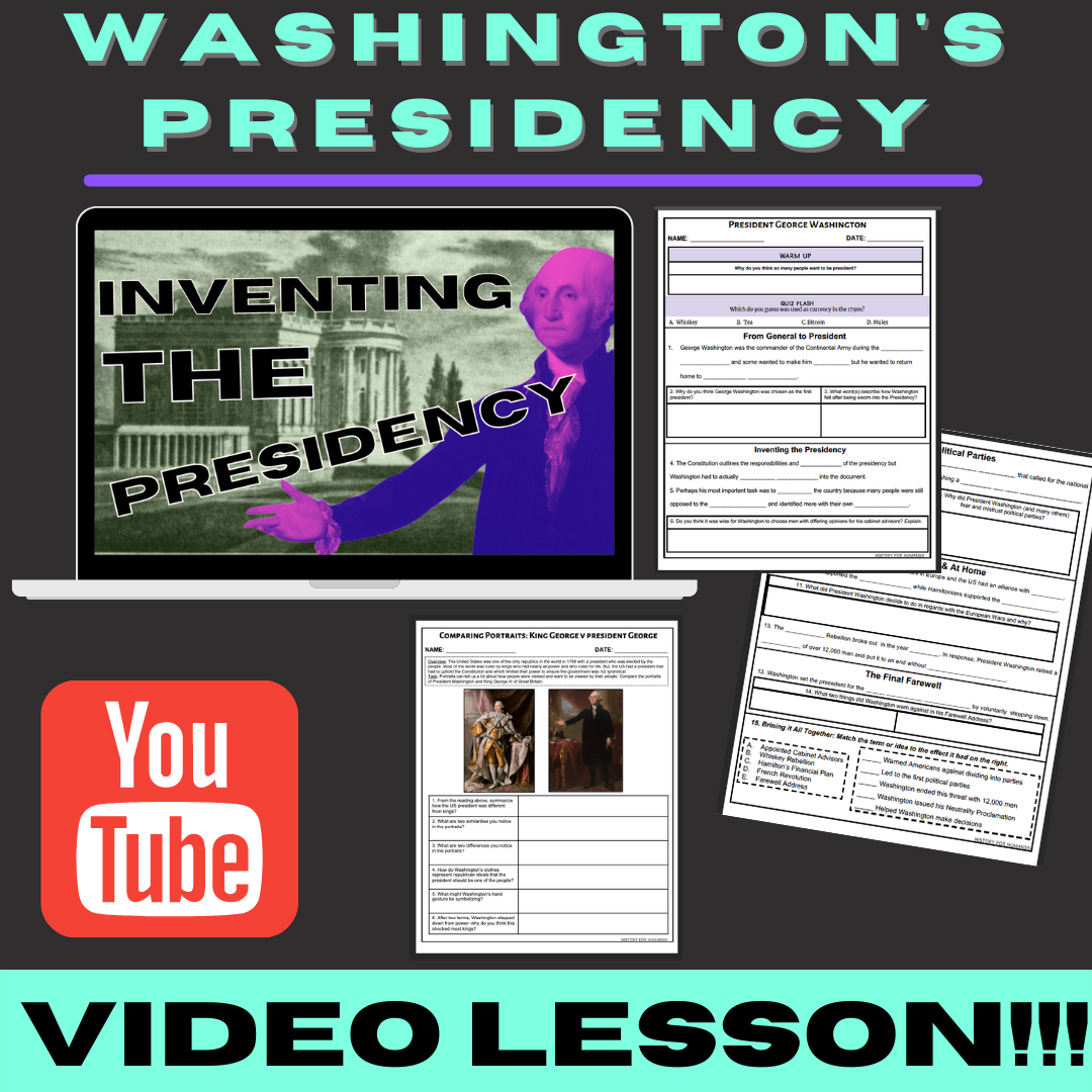 President Washington Video Lesson – History For Humans