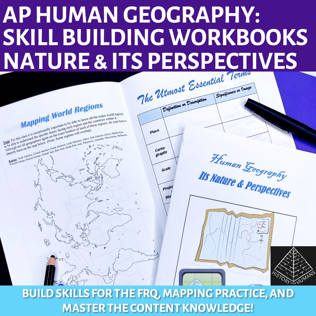 AP Human Geography Test-Prep Workbook Unit 1 – History For Humans