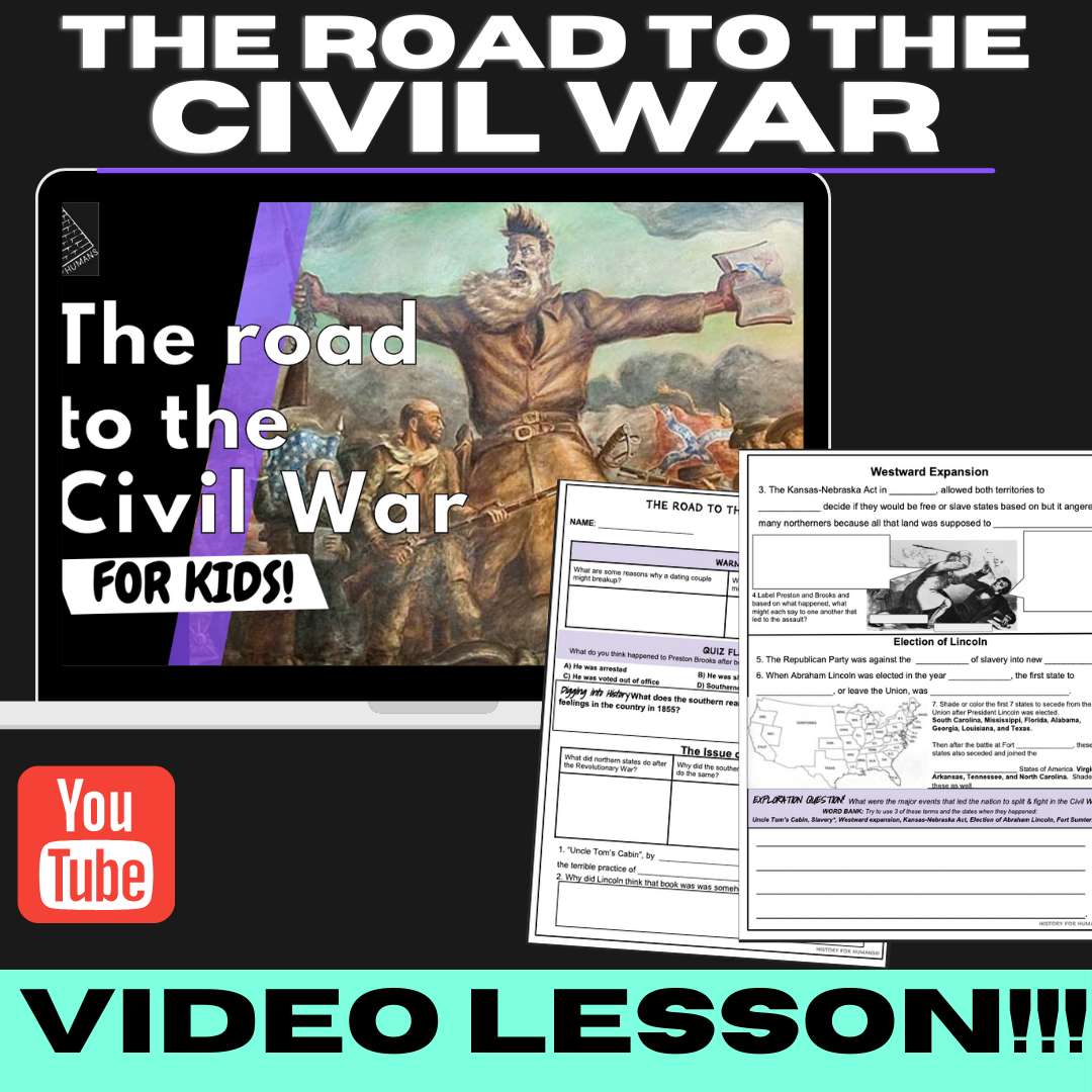 🇺🇸 ️Causes of the Civil War Lesson – History For Humans