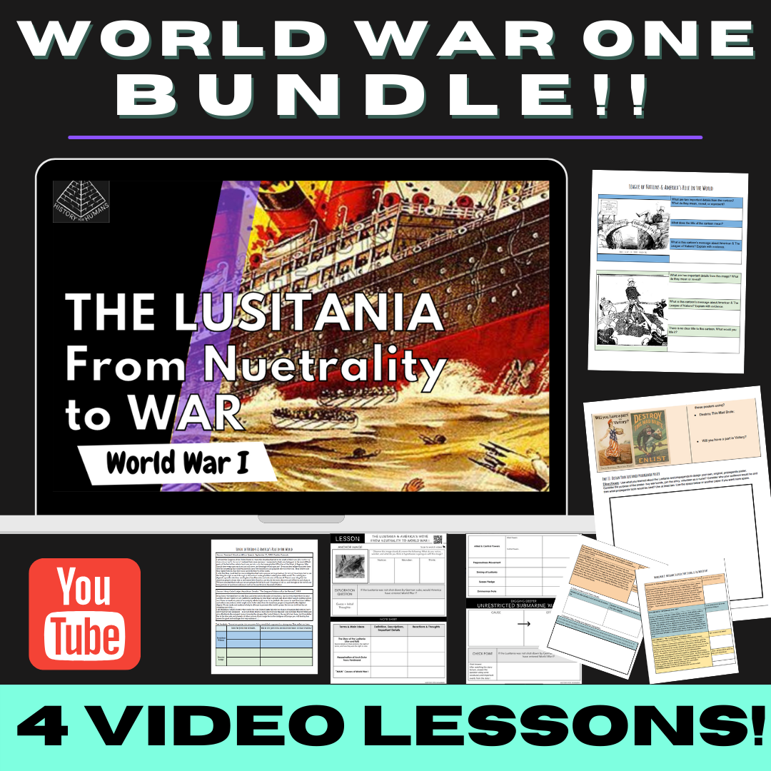 🇺🇸 ️📚 World War I Videos and Lesson Plans – History For Humans