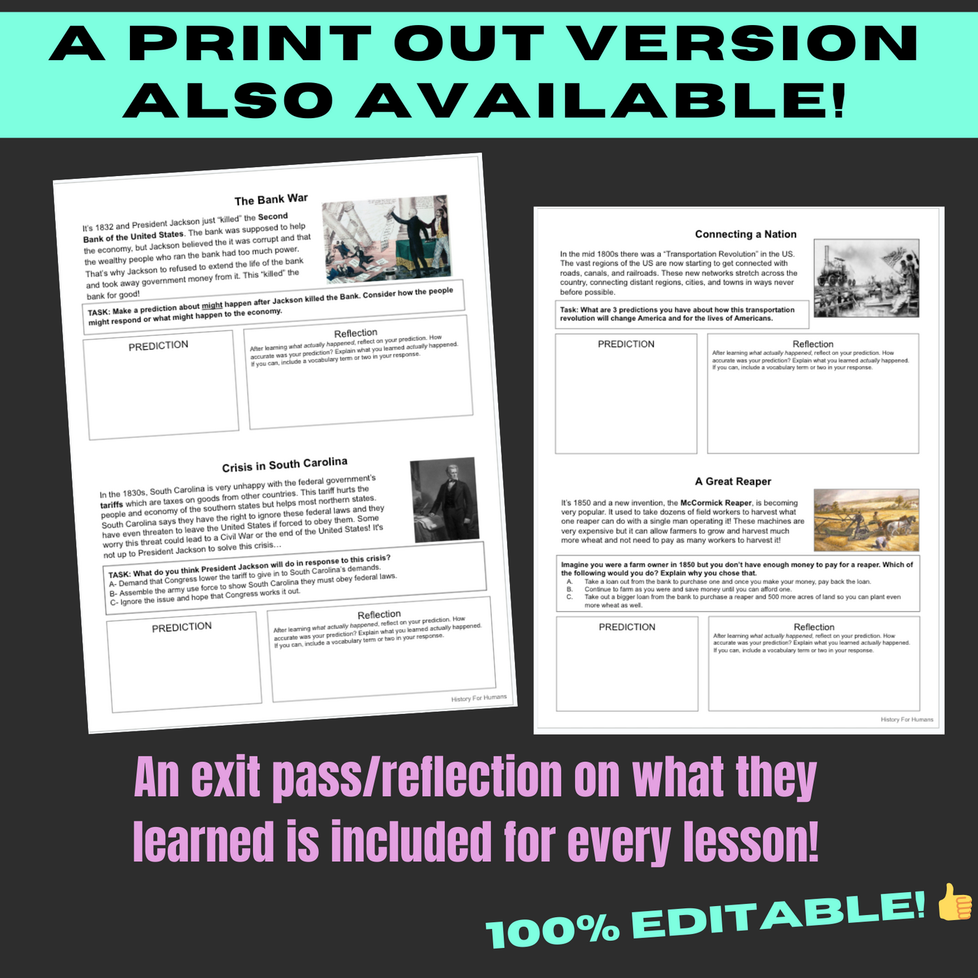 Antebellum Era Bellworks - Predictions! – History For Humans