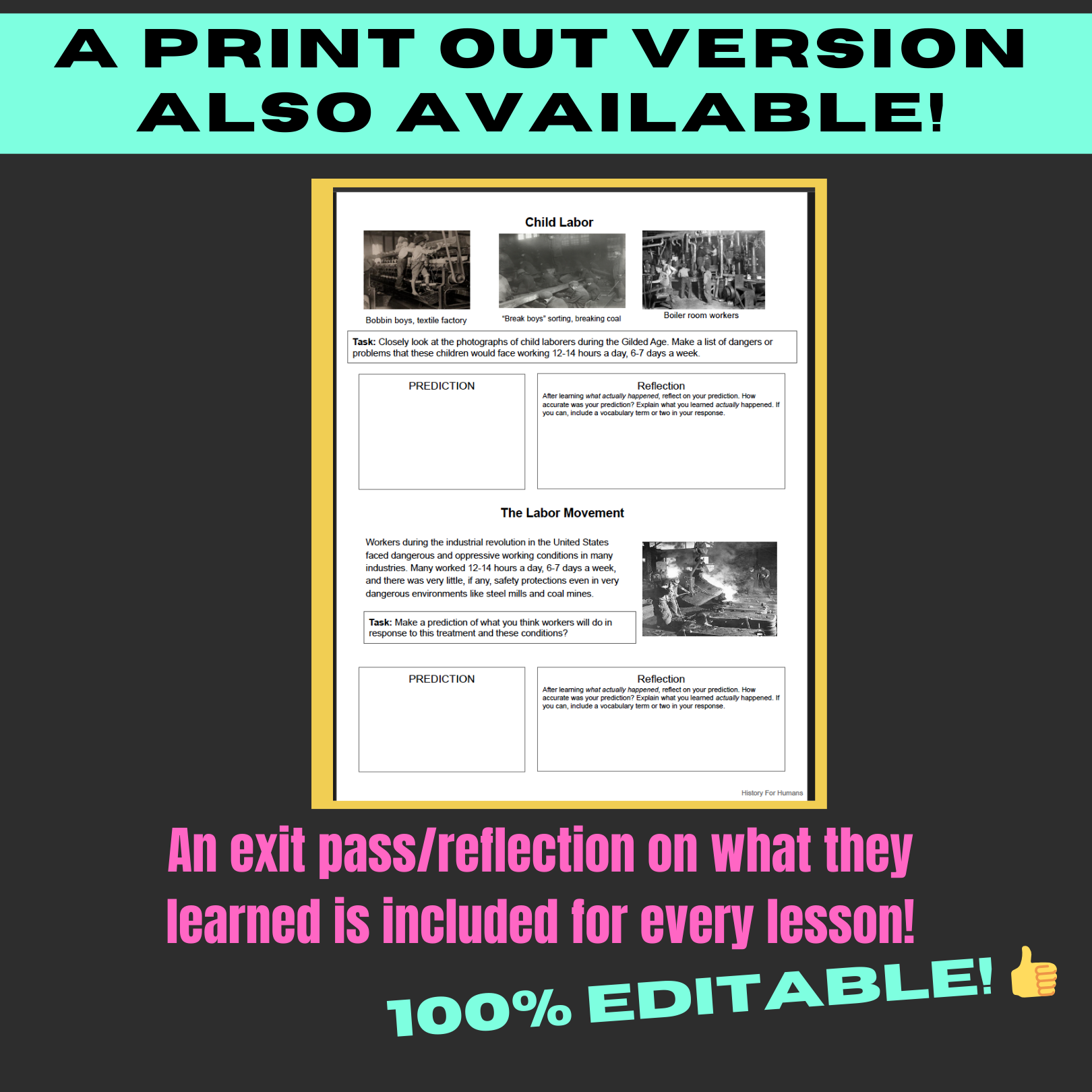 Gilded Age Prediction Bellwork – History For Humans