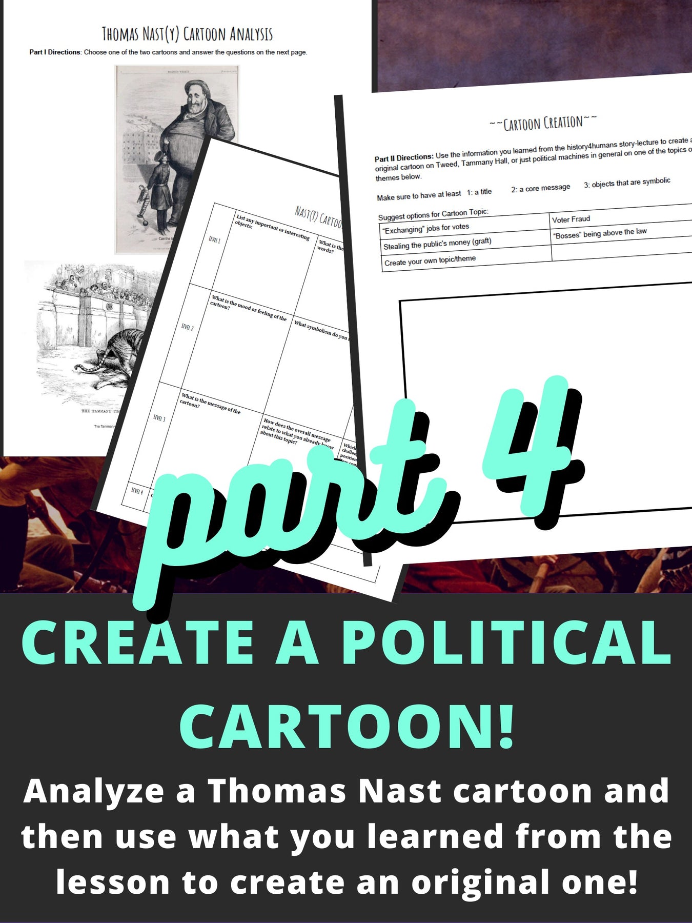 Boss Tweed, Cartoons & the Fall of Tammany Hall VIDEO LESSON! – History ...