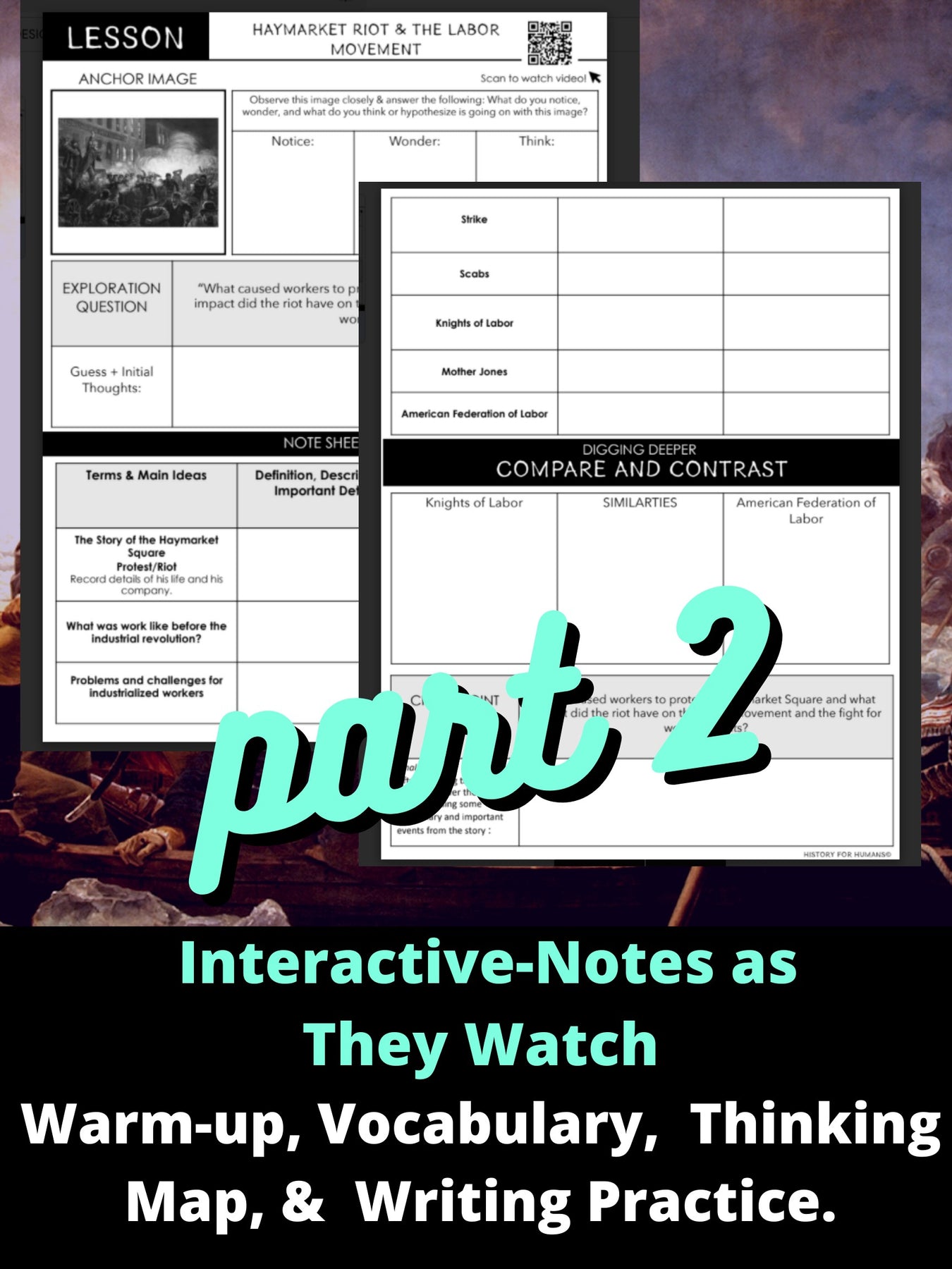 🇺🇸 ️📚 Haymarket Square Riot Lesson Plan & Video – History For Humans