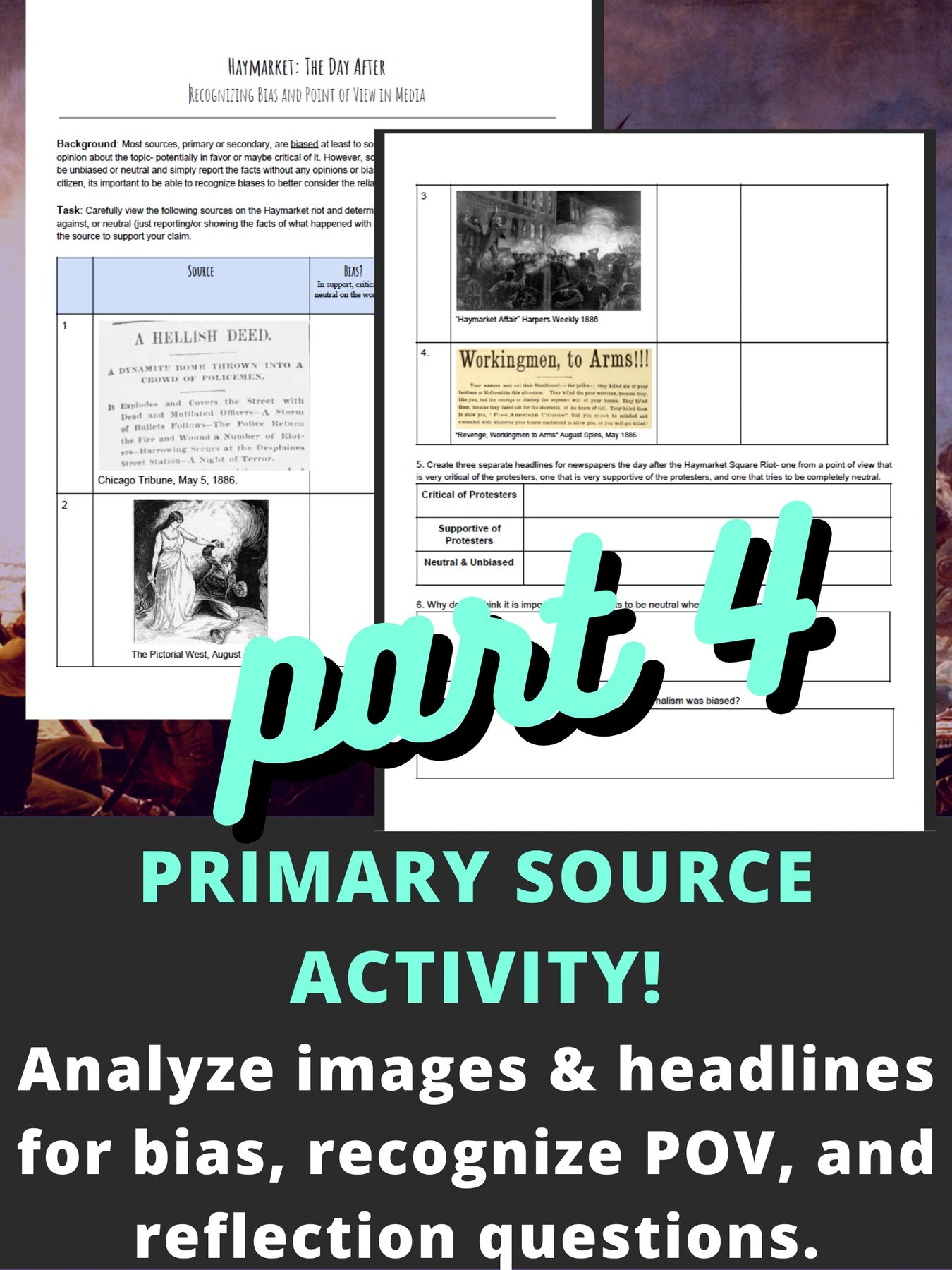 🇺🇸 ️📚 Haymarket Square Riot Lesson Plan & Video – History For Humans