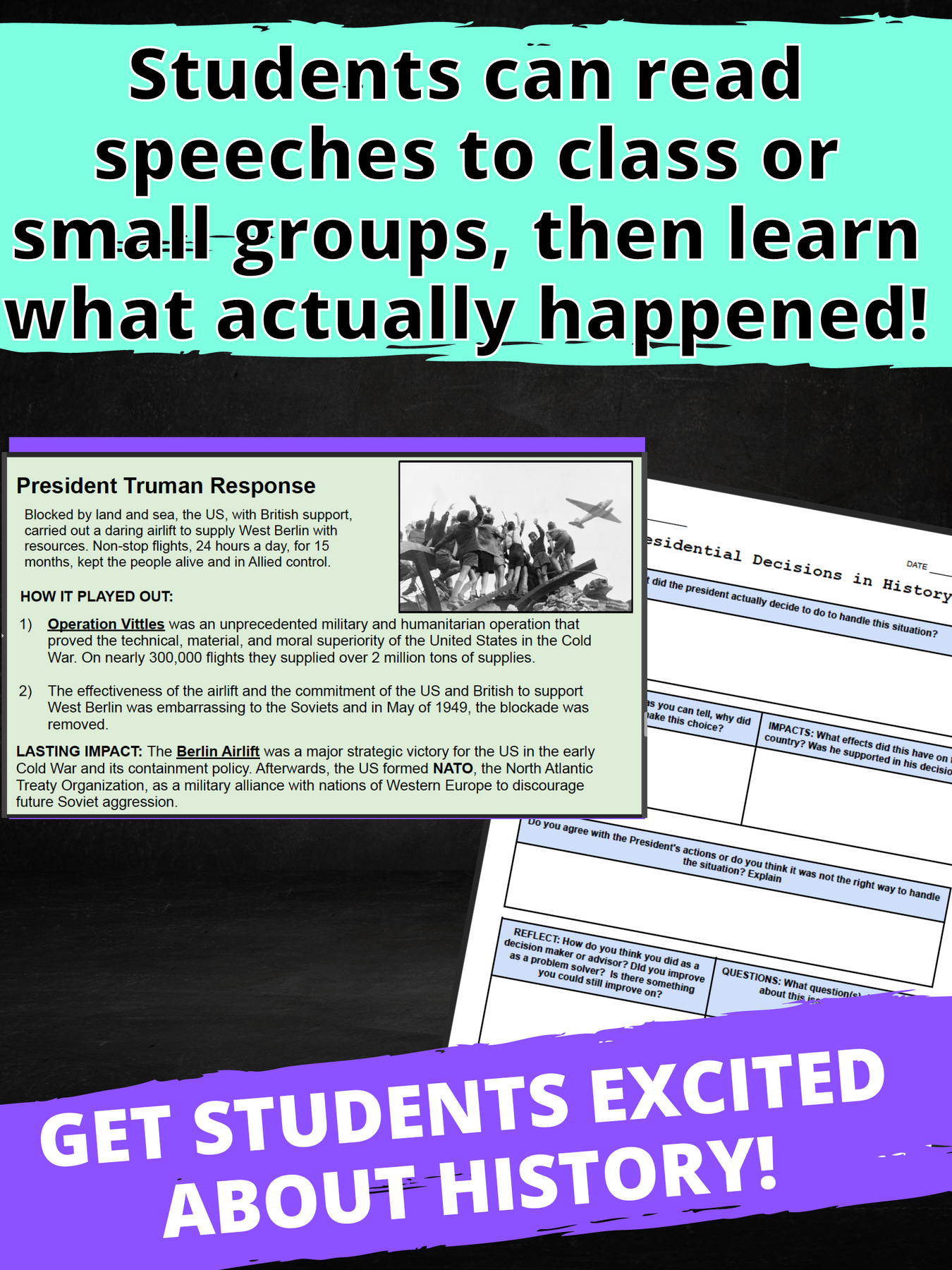 President Truman Simulation | The Berlin Airlift & the Cold War ...