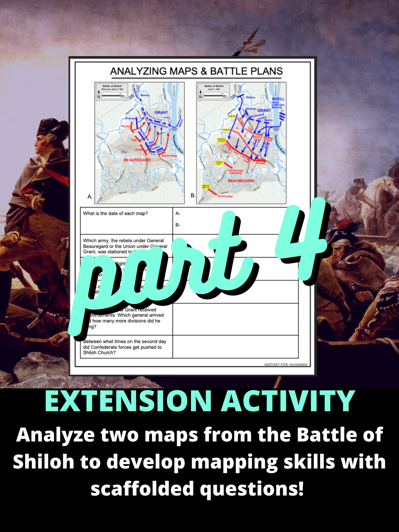 The Civil War - Battles and Generals Lesson – History For Humans