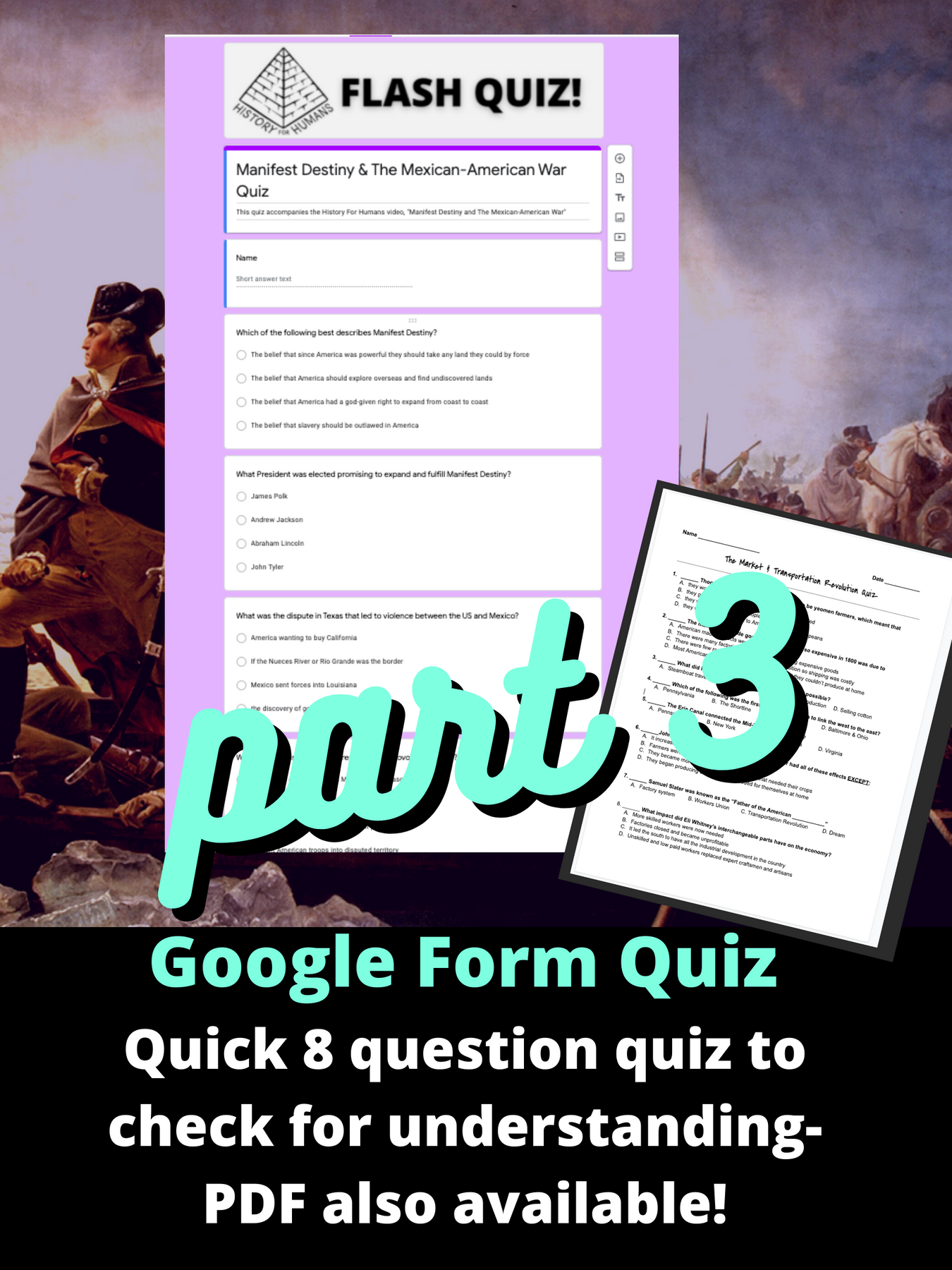Manifest Destiny and the Mexican-American War Lesson – History For Humans