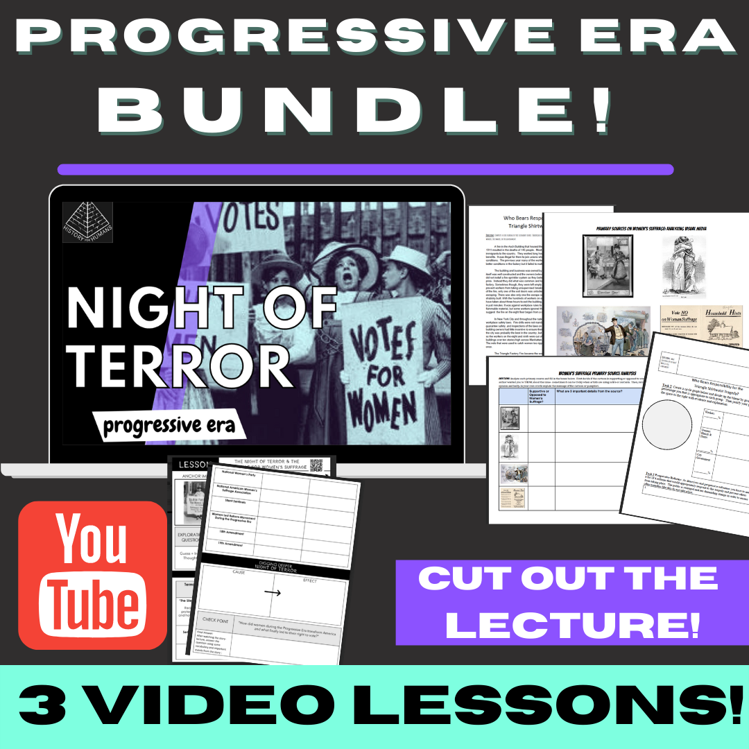 🇺🇸 ️ 📚 Progressive Era Lessons Plans & Videos – History For Humans