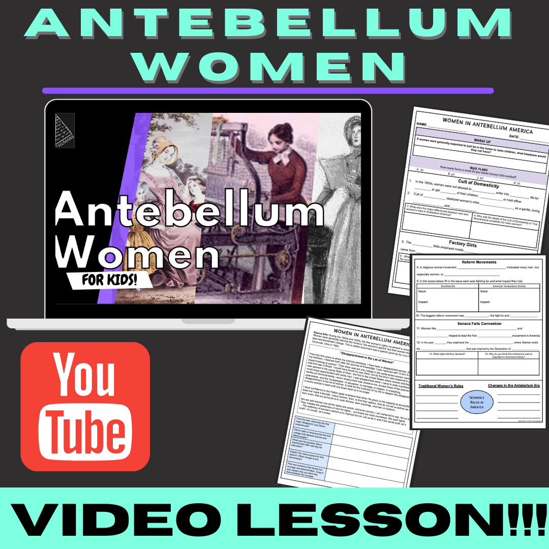 Jacksonian Democracy Unit Bundle | VIDEO LESSONS! – History For Humans